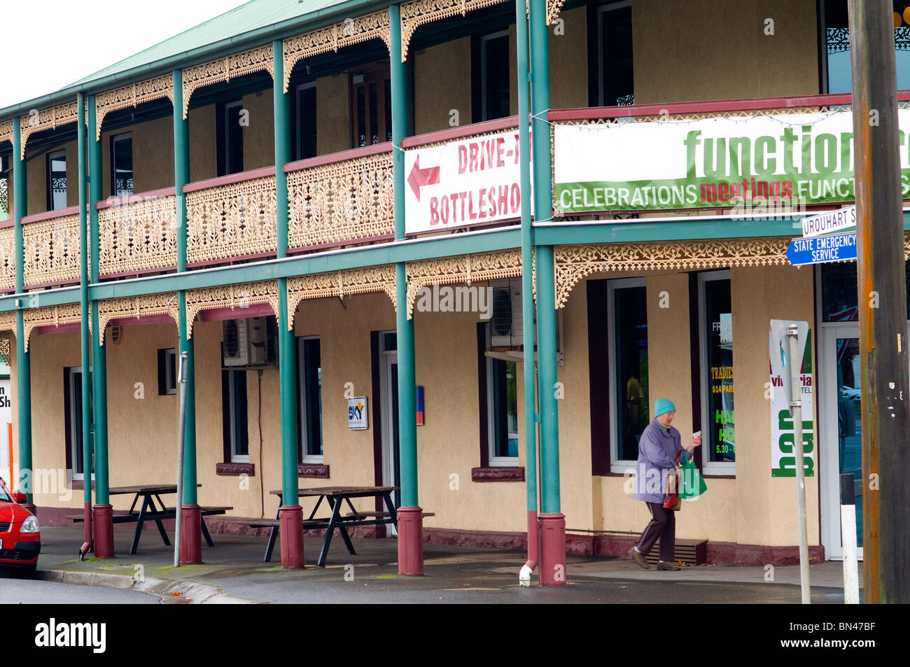 Victoria Hotel, Woodend, Victoria, Australia Stock Photo - Alamy