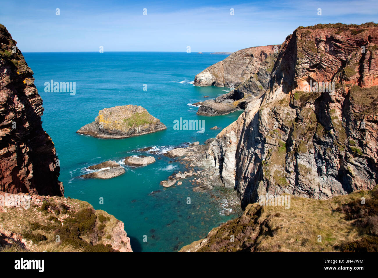 Cligga head cliffs hi-res stock photography and images - Alamy