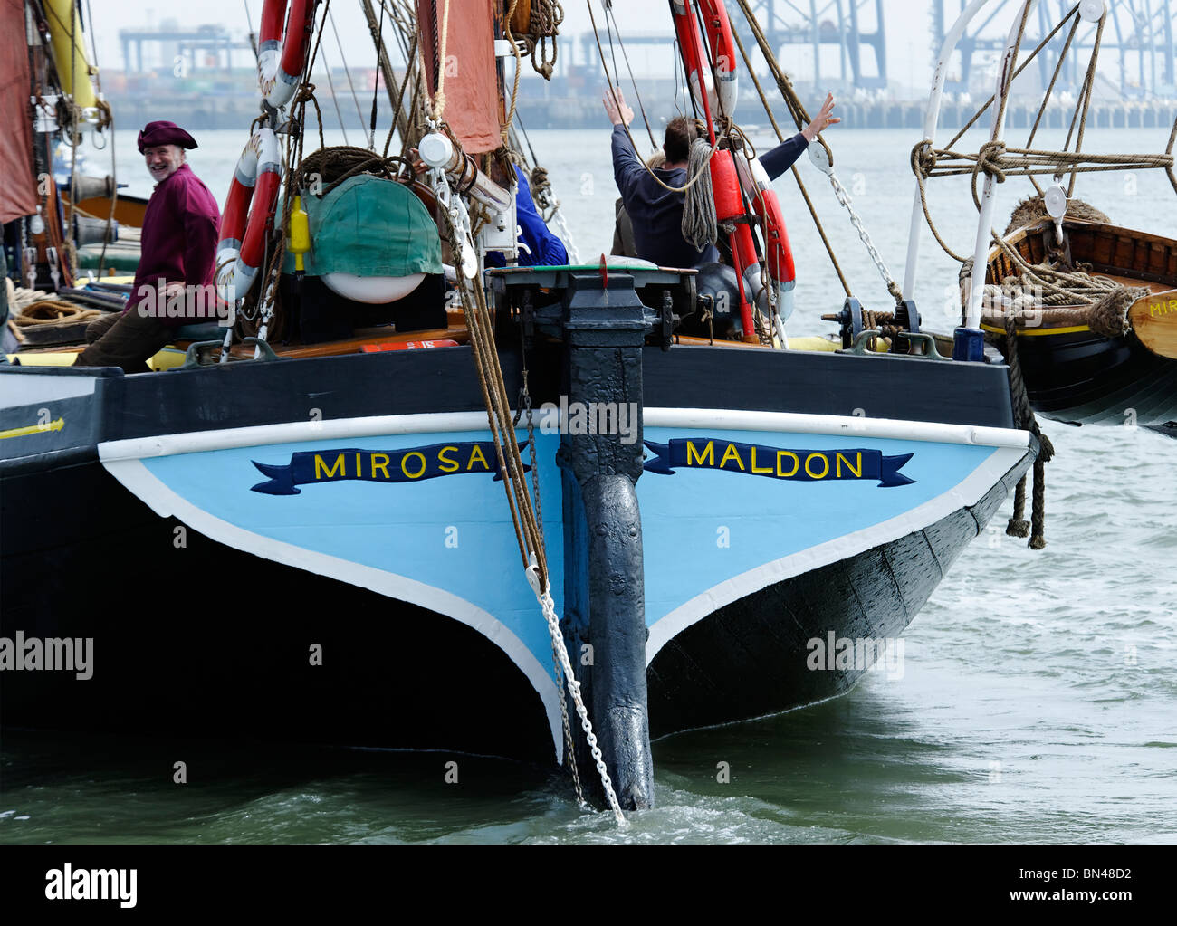 Thames Barge Rigging High Resolution Stock Photography and Images - Alamy