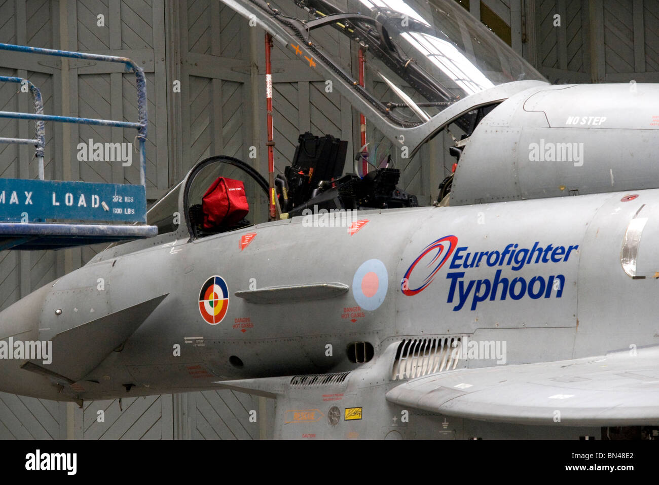 Eurofighter Typhoon prototype supersonic fighter aircraft at imperial ...
