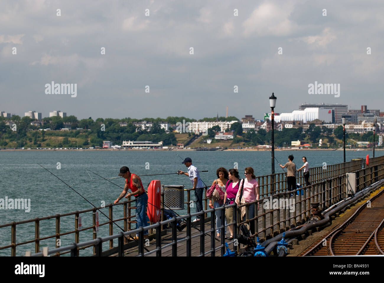 People anglers walking strolling angling fishing structure hi-res stock ...