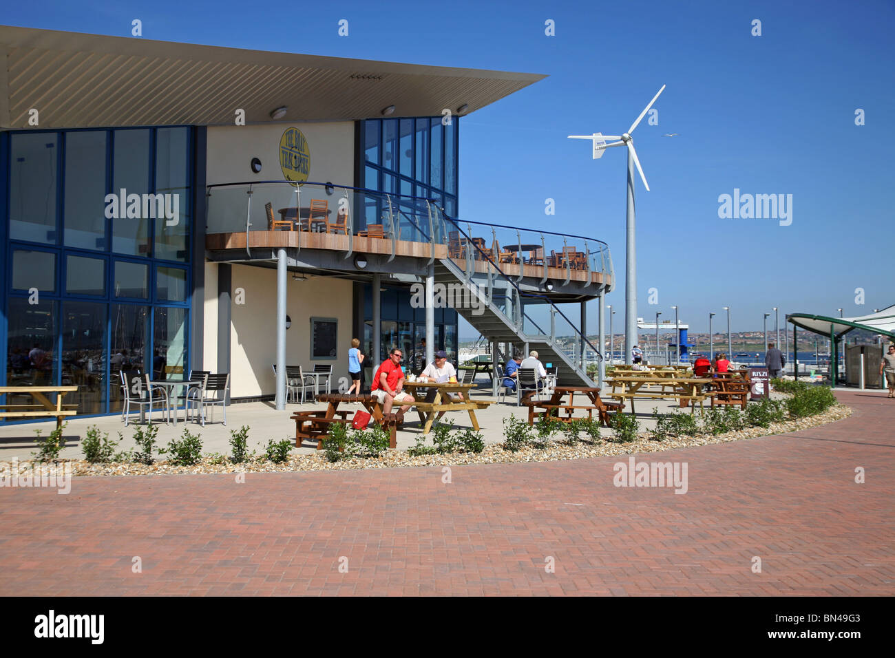 The Boat That Rocks' bar & restaurant on the waterfront at Portland ...