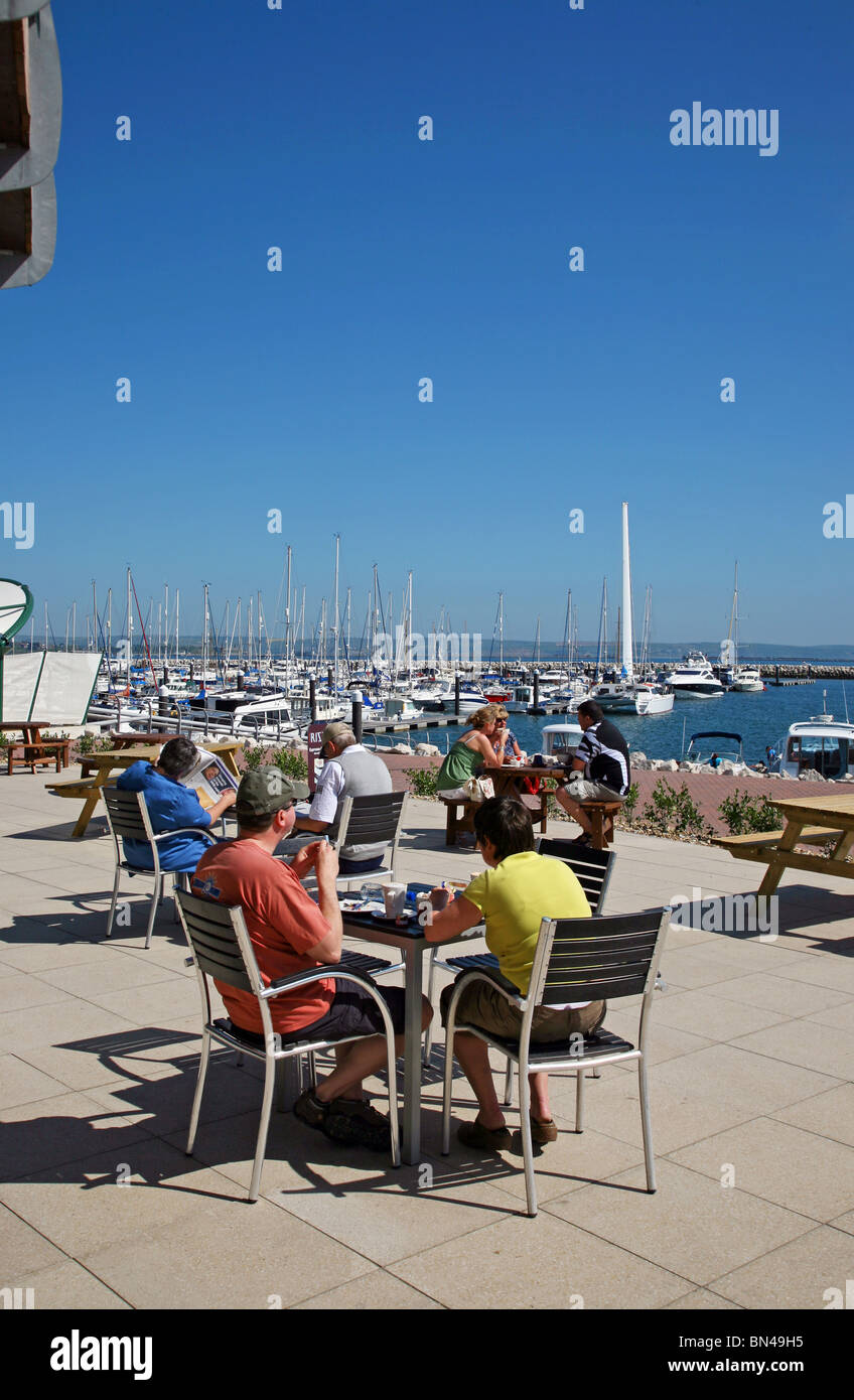 View from 'The Boat That Rocks' bar & restaurant on the waterfront at ...
