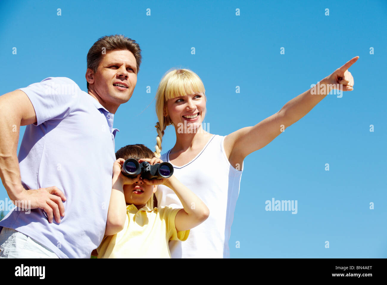 Woman watching man afar hi-res stock photography and images - Alamy