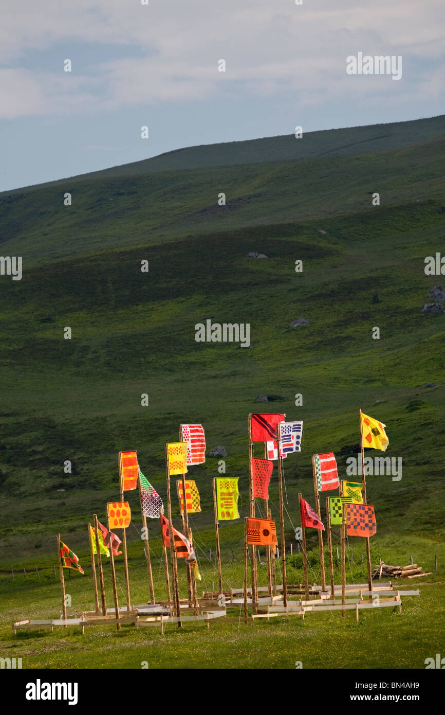 A Land Art work called: "freedom, equality, private domain ...