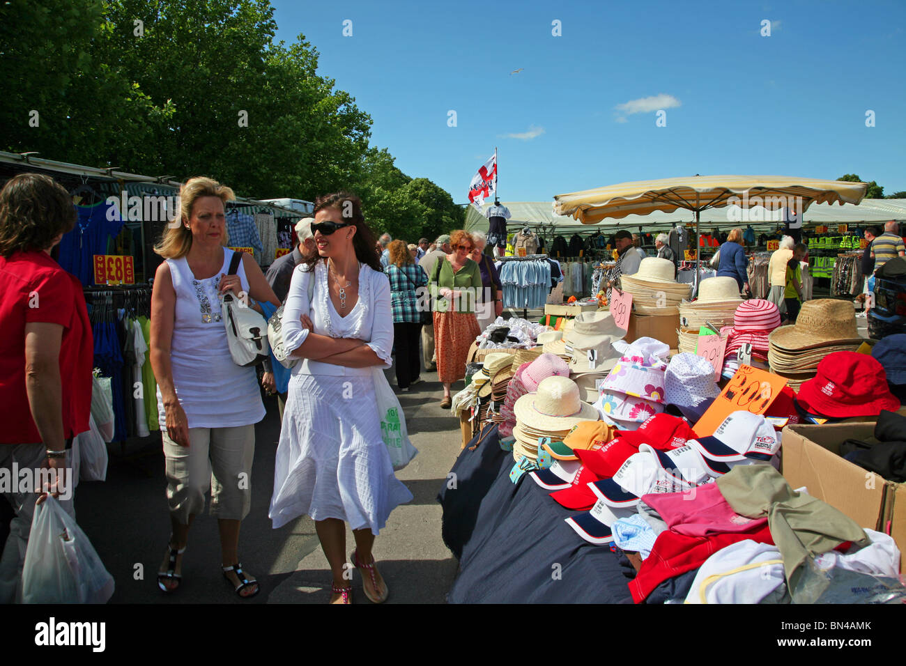 Market stalls in dorchester town hi-res stock photography and images ...