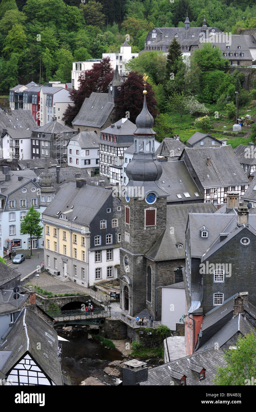 Monschau in Eifel National Park Germany Deutschland Europe Stock Photo ...
