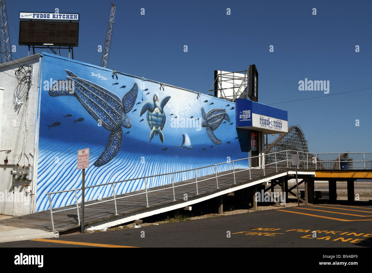 An Endangered Species Mural painted by famed artist David Dunleavy on ...