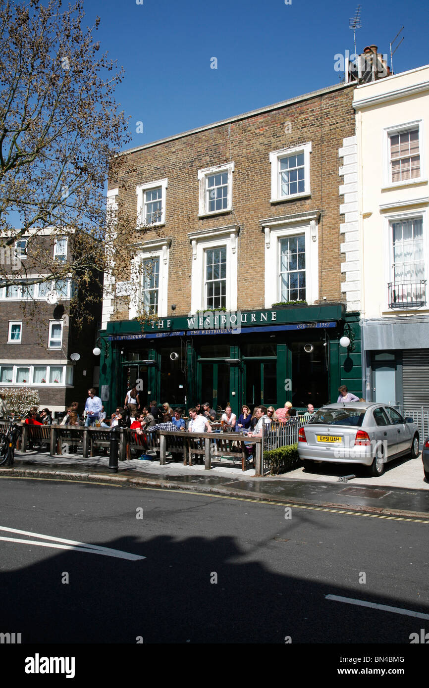 The Westbourne pub on Westbourne Park Villas, Westbourne Green, London ...