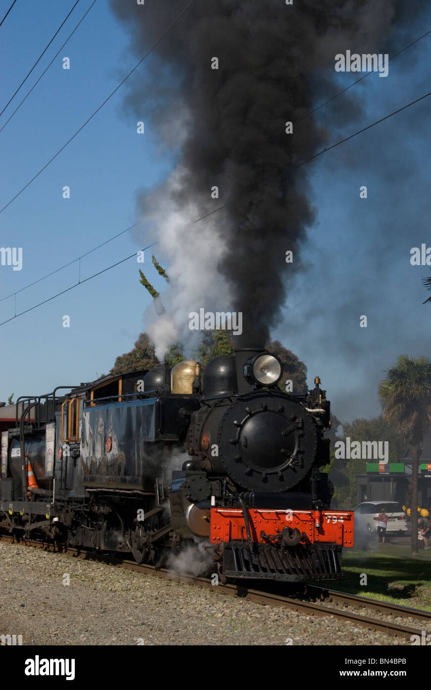 Wab Class Steam Locomotive, New Zealand Government Railways, at ...