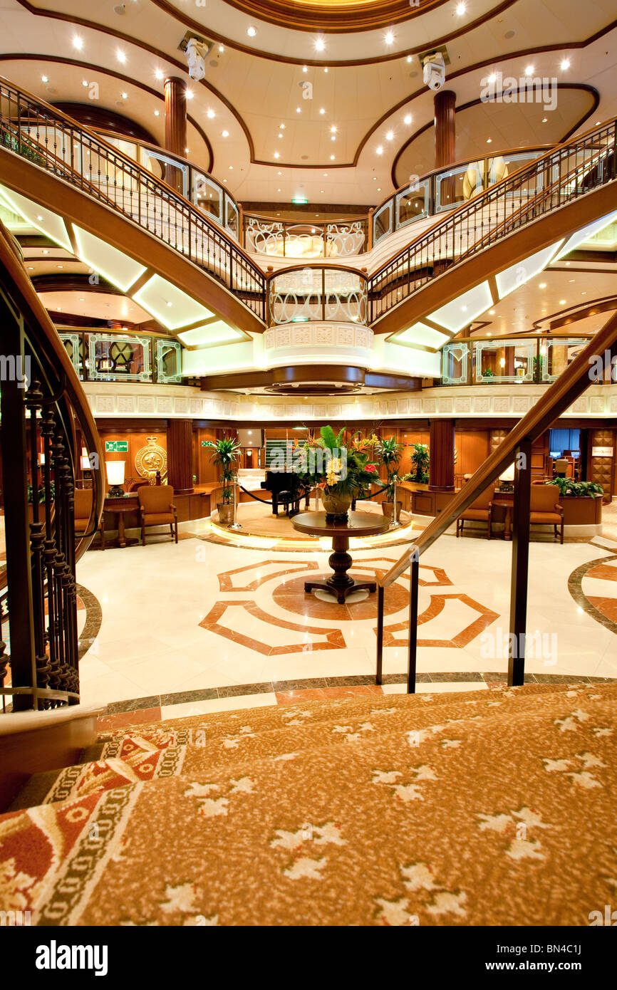 Cunard cruise ship interior hi-res stock photography and images - Alamy