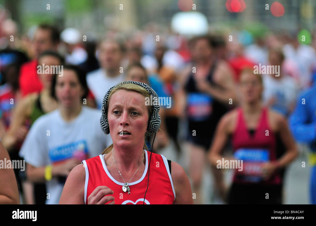 Mass participation running event, London, United Kingdom Stock Photo ...