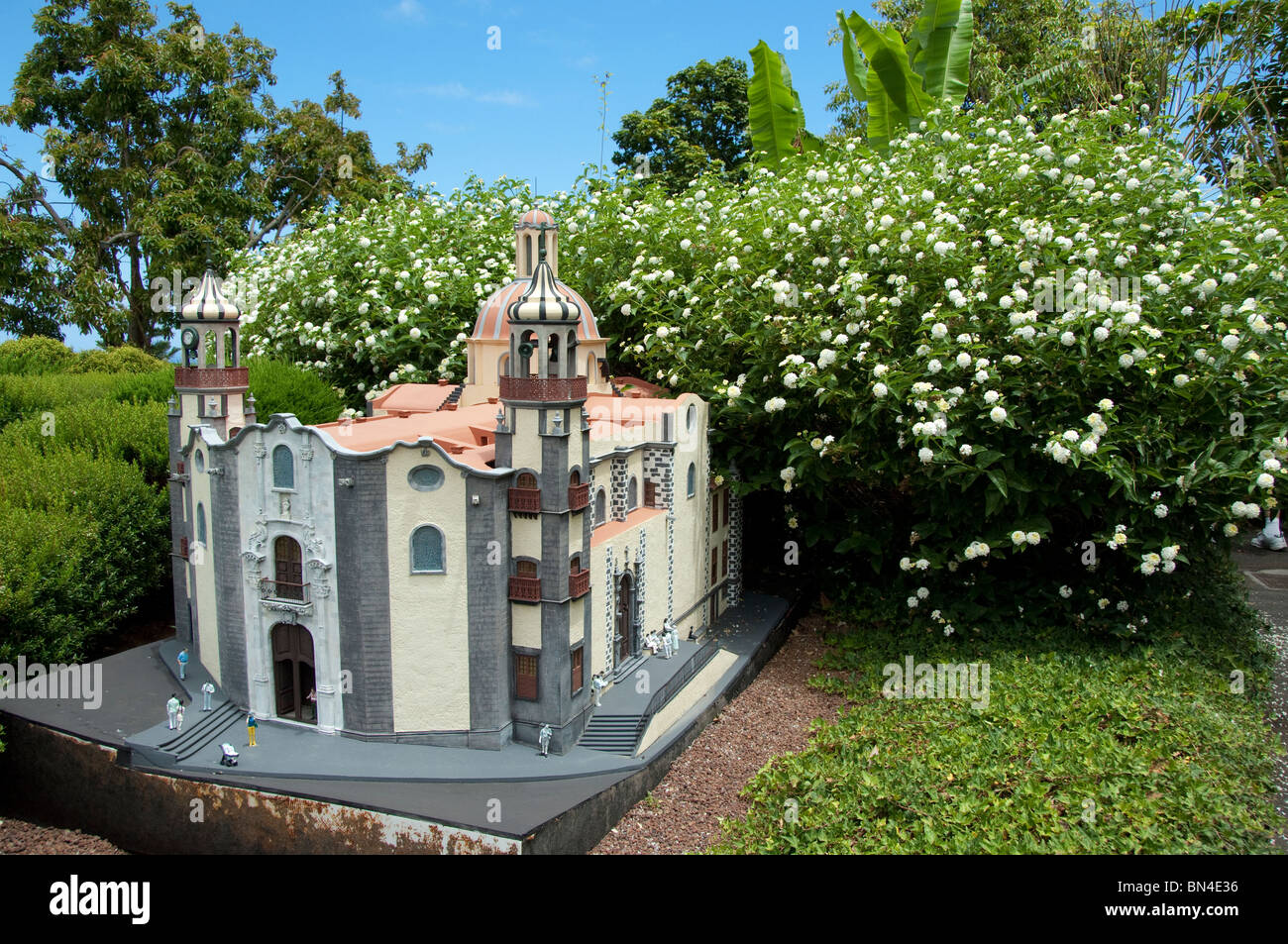 Spain, Canary Islands, Tenerife. Pueblo Chico, miniature model park ...