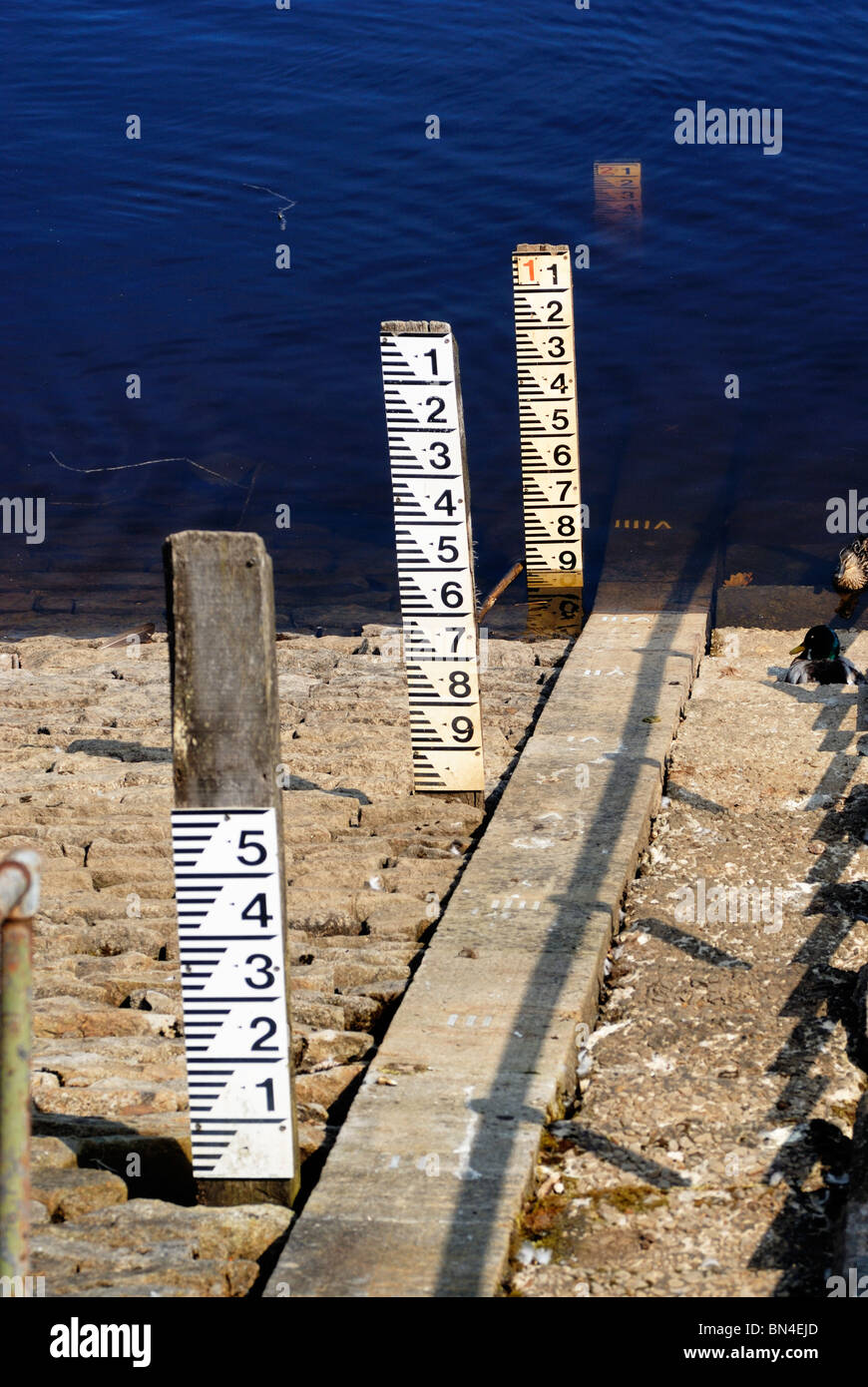 Water level gauge dam hi-res stock photography and images - Alamy