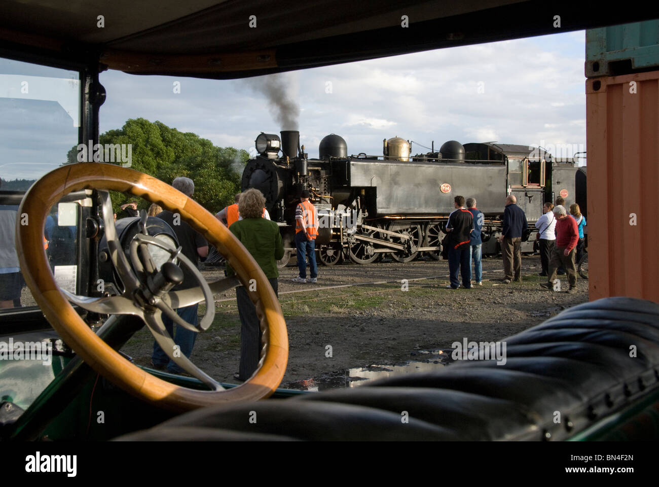 Wab Class Steam Locomotive, New Zealand Government Railways and vintage ...
