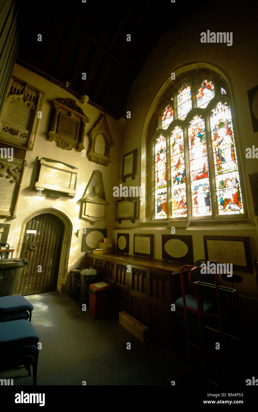 Barnstable Devon UK Parish Church Interior Stock Photo - Alamy