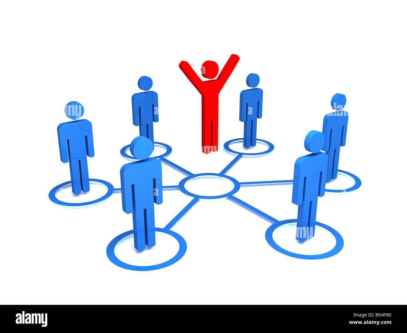 one man happy to connect to other people Stock Photo - Alamy