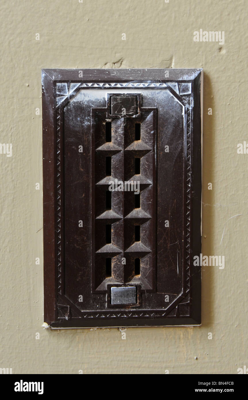 old fiver electrical outlet Stock Photo - Alamy