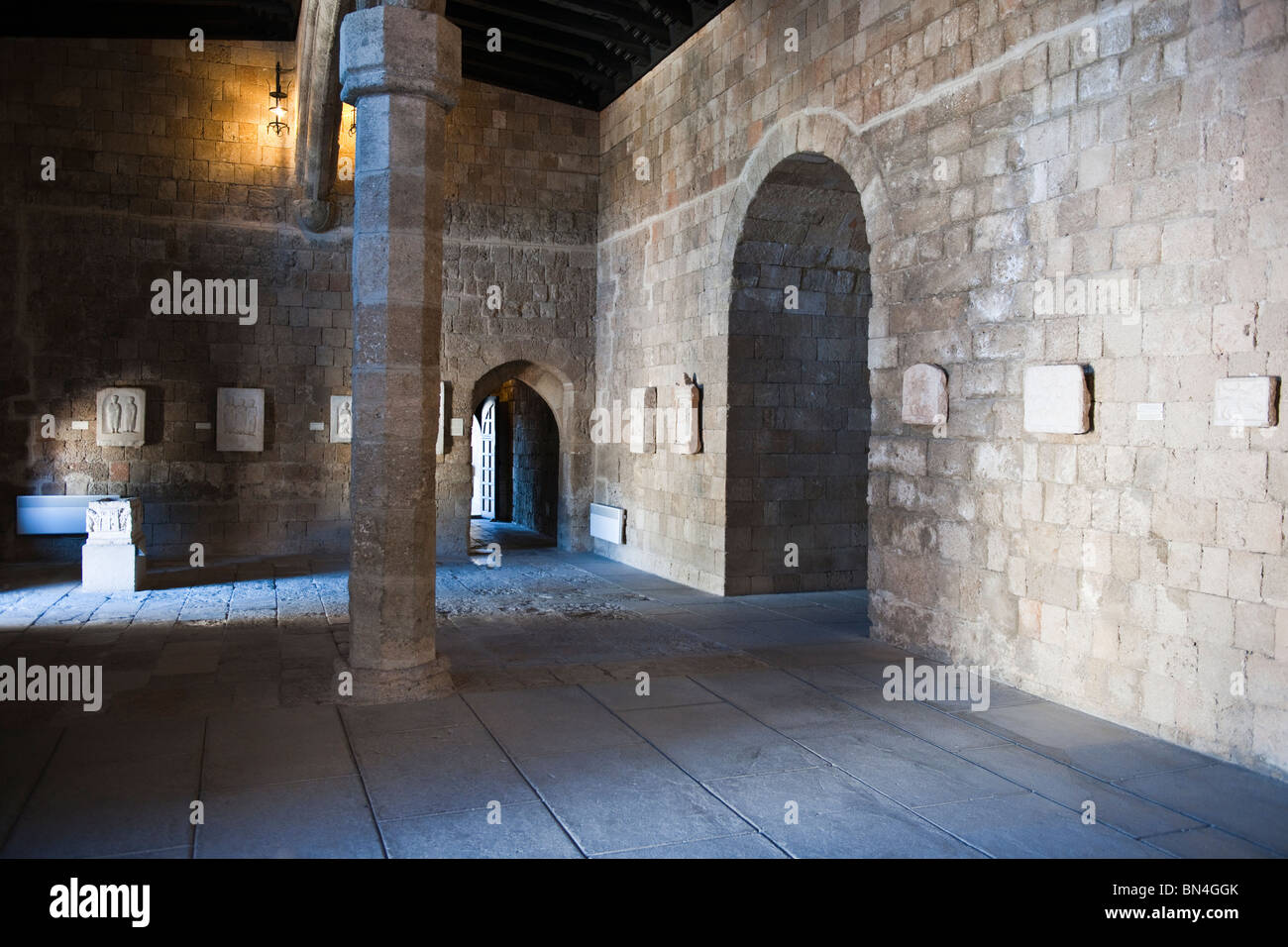 Greece, Dodecanese, Rhodes,the old Hospital of St. John,s Knights ...