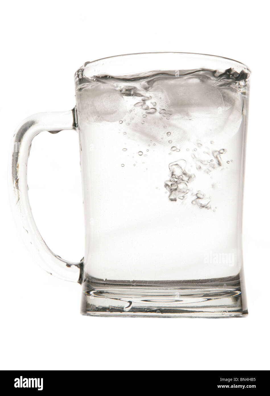 Water in pint glass in studio Stock Photo - Alamy