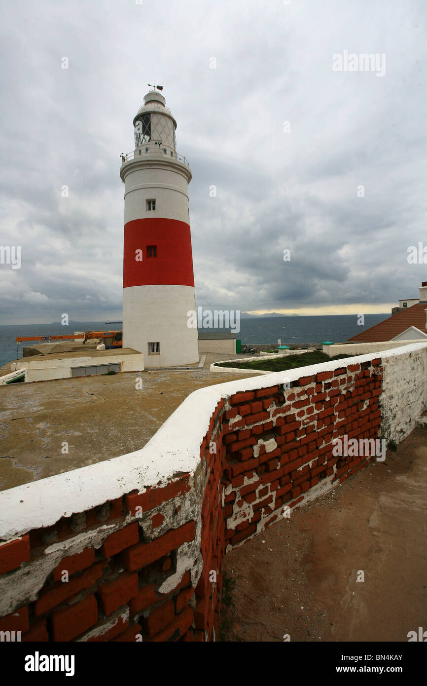 Gibraltar, Europa point, The lighthouse Stock Photo - Alamy