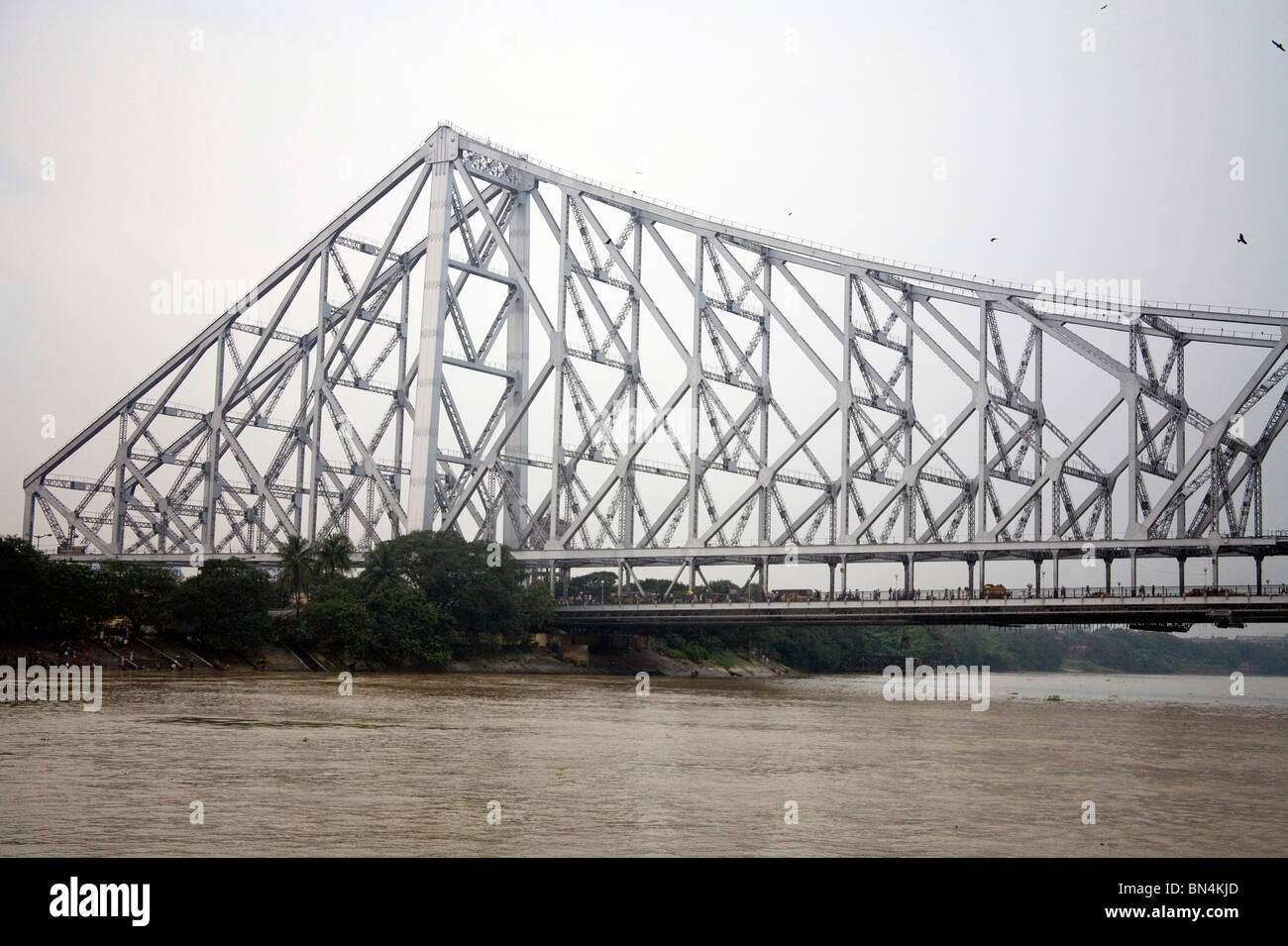 Howrah bridge now rabindra setu river hooghly hi-res stock photography ...