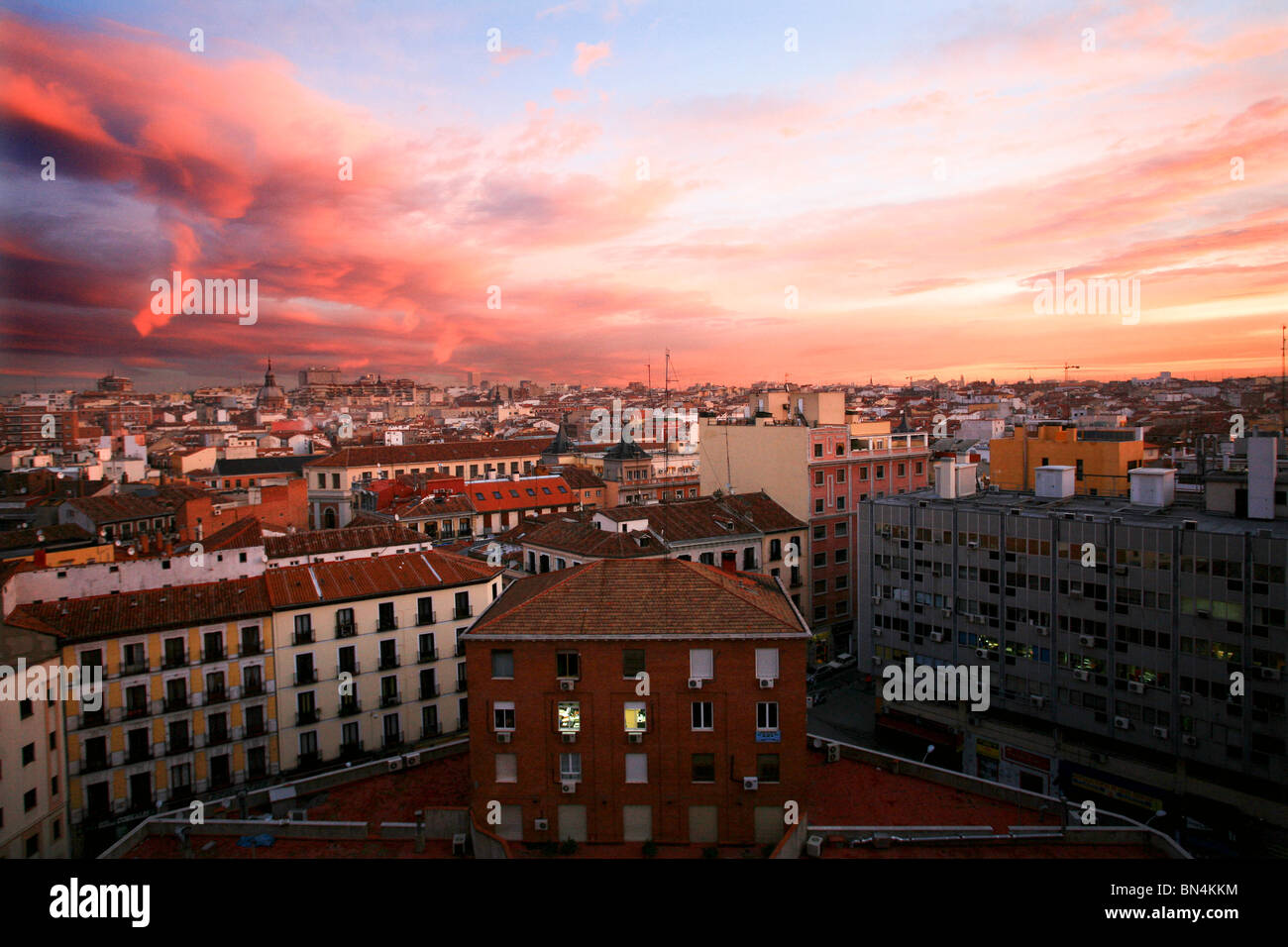 Madrid sunrise hi-res stock photography and images - Alamy