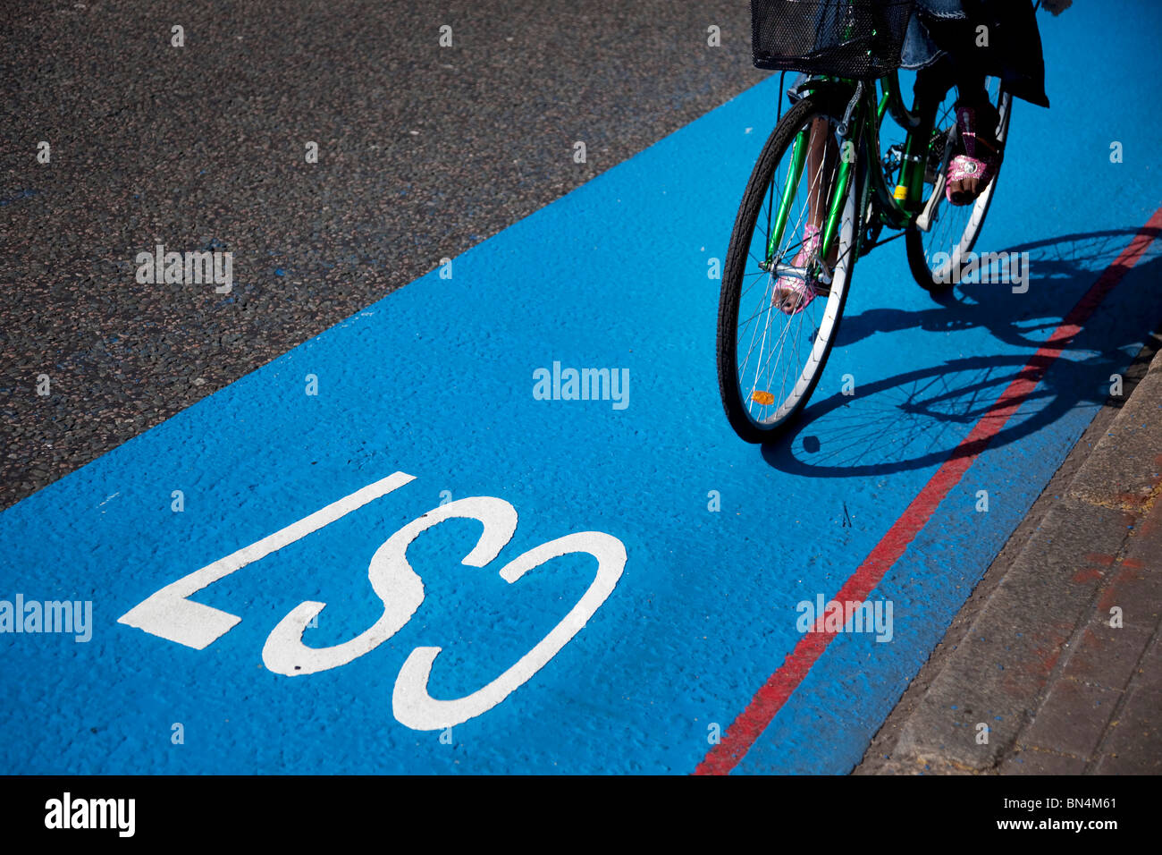 Cycle Superhighway route, London. Here the CS7 route is one of the ...