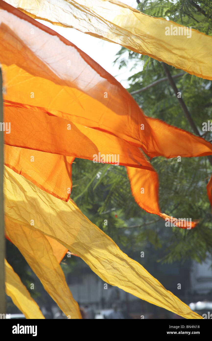Saffron Flag High Resolution Stock Photography and Images - Alamy