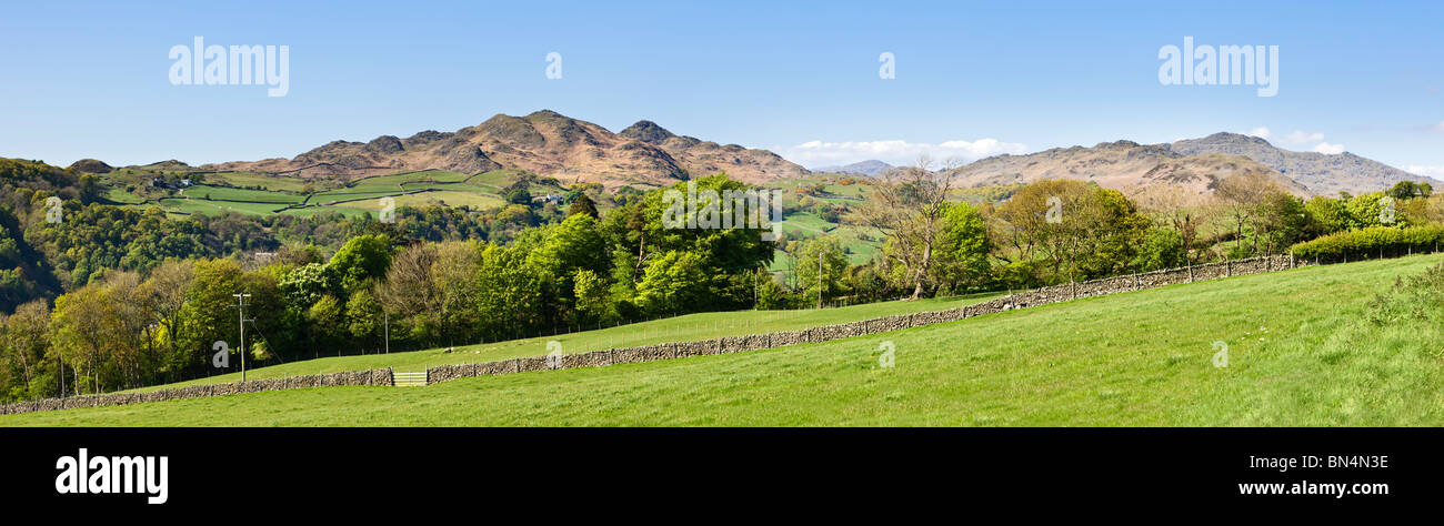 Great Stickle and Stickle Pike in the Dunnerdale fells range The Lake ...