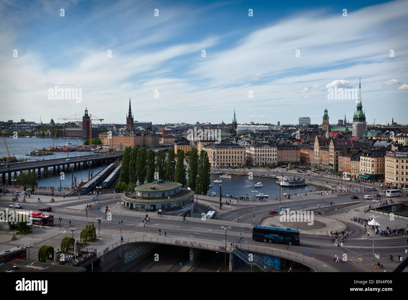 Slussen in Stockholm, Sweden Stock Photo - Alamy