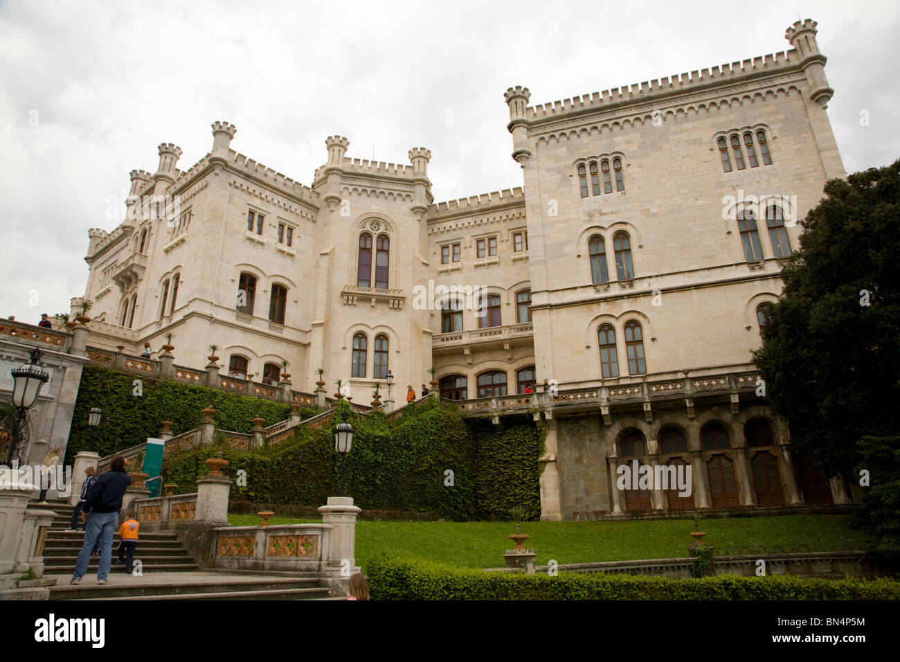 Castello di Miramare (Miramare castle) was built in 1855-60 for ...