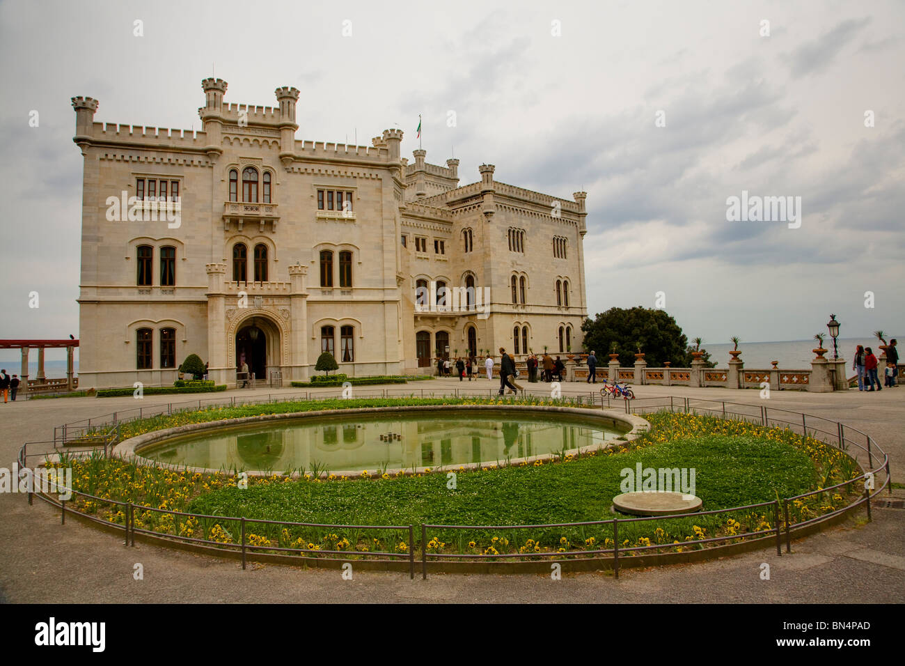 Castello di Miramare (Miramare castle) was built in 1855-60 for ...