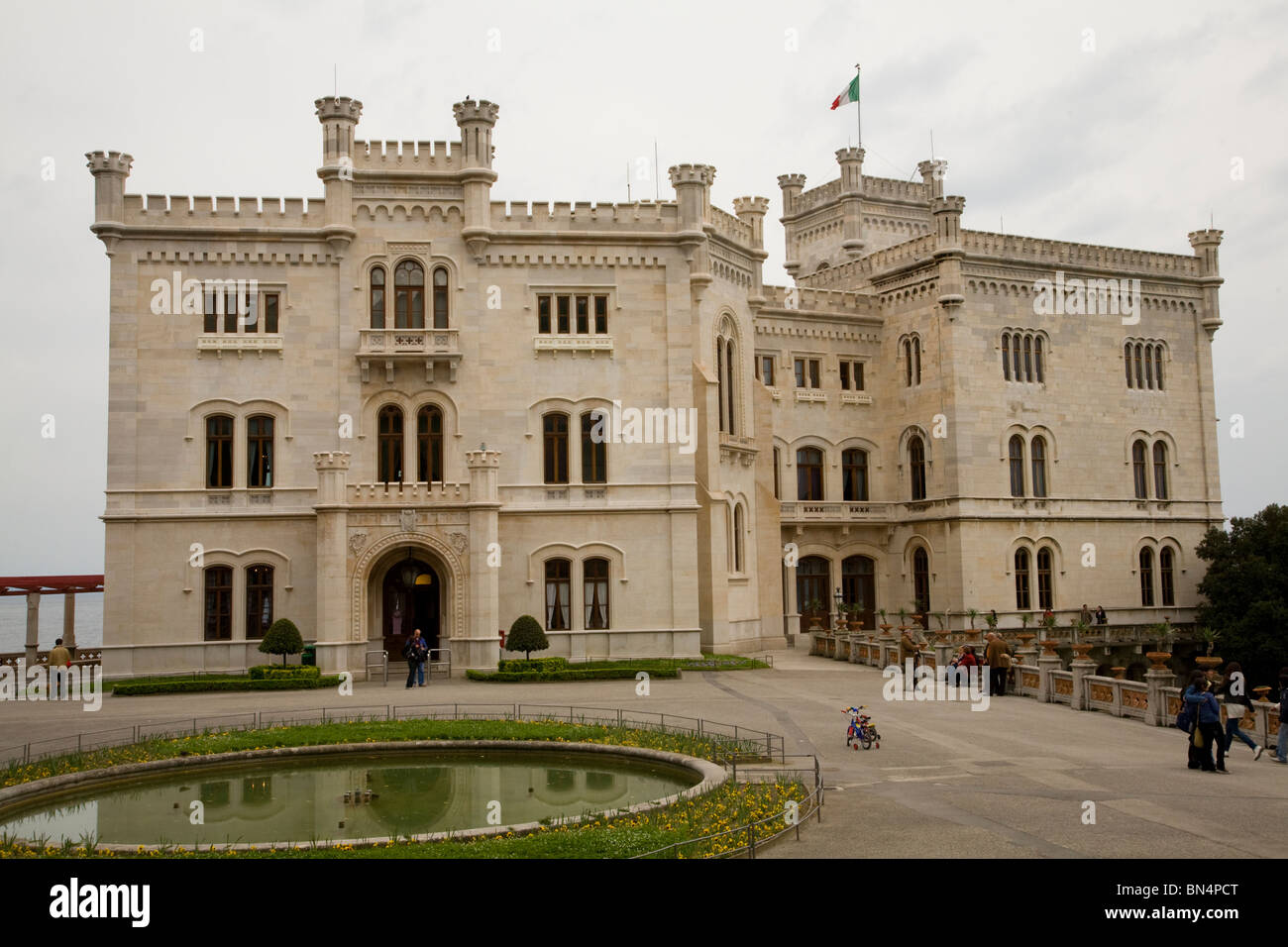 Castello di Miramare (Miramare castle) was built in 1855-60 for ...