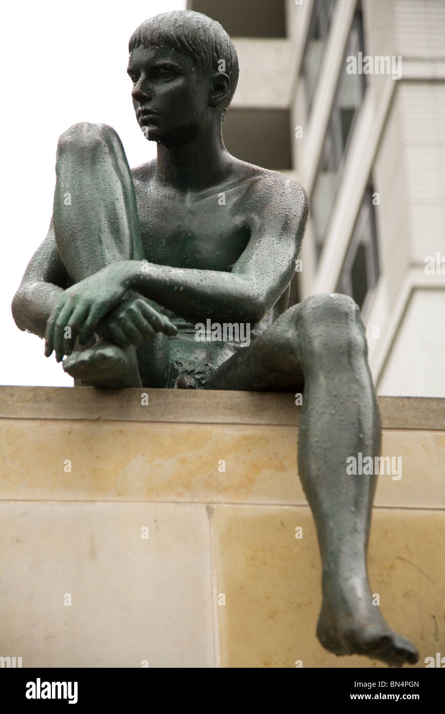 Bronze statues in east Berlin, Germany Stock Photo - Alamy