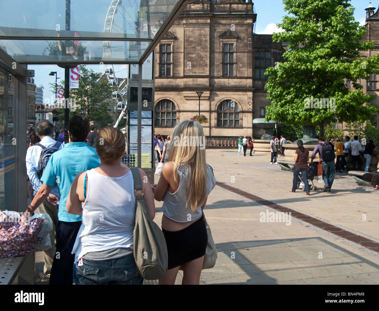 Sheffield bus stop hi-res stock photography and images - Alamy