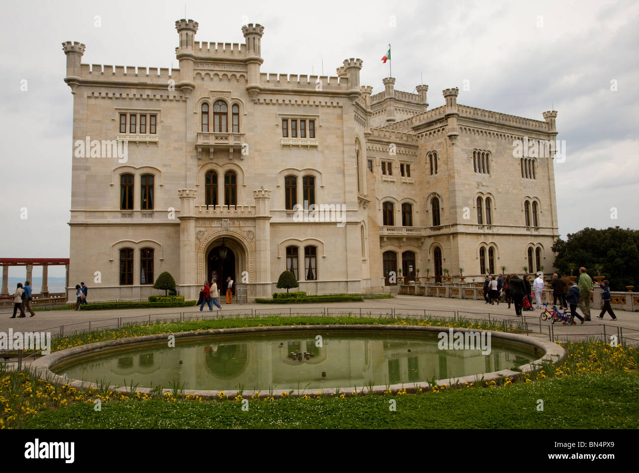 Castello di Miramare (Miramare castle) was built in 1855-60 for ...