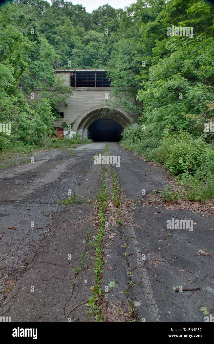 Scene from Abandoned Turnpike in Rural Pennsylvania Stock Photo - Alamy