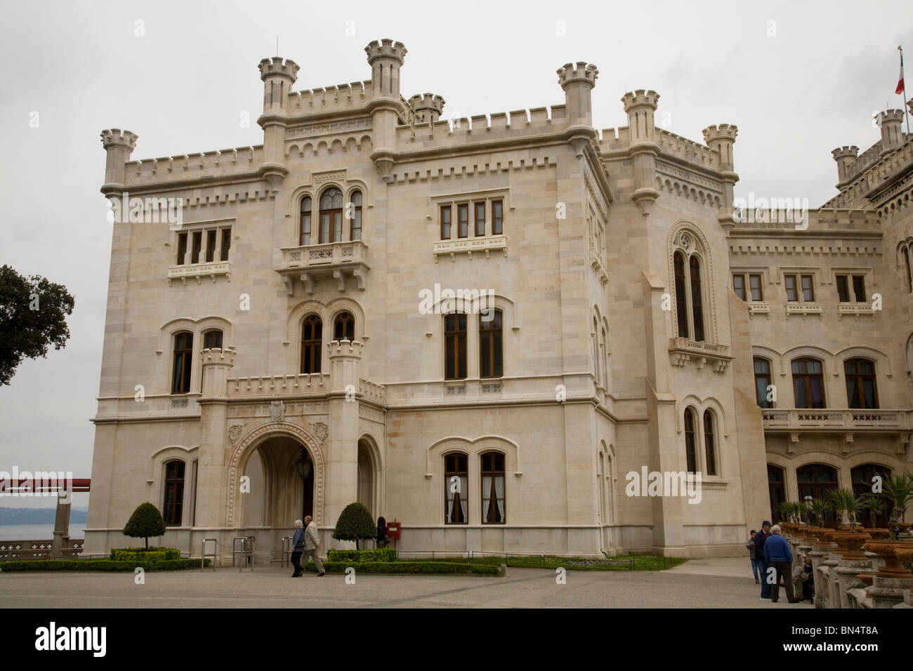 Castello di Miramare (Miramare castle) was built in 1855-60 for ...