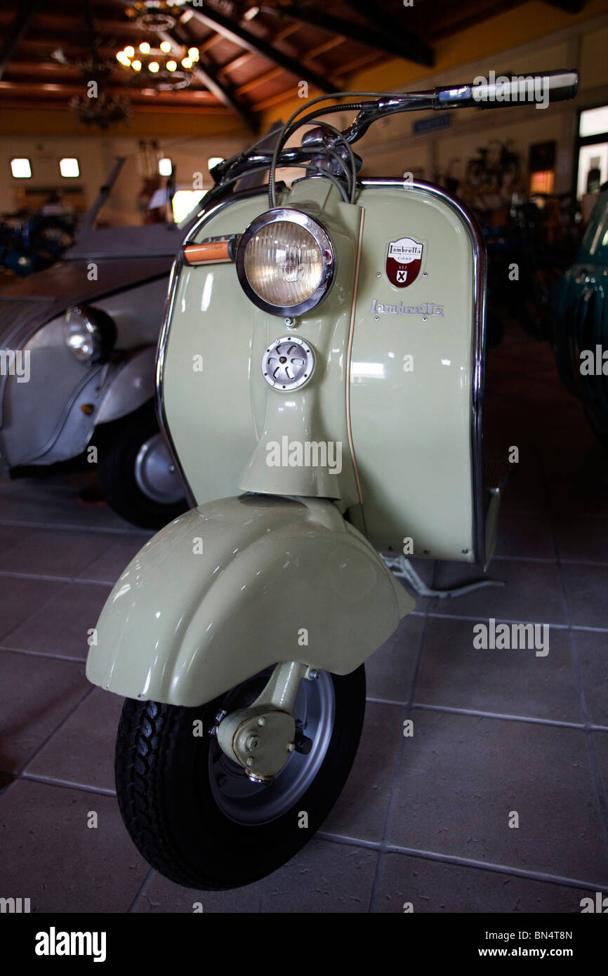 Lambretta motorcycle Museum of historic vehicles, Guadalest, Spain ...