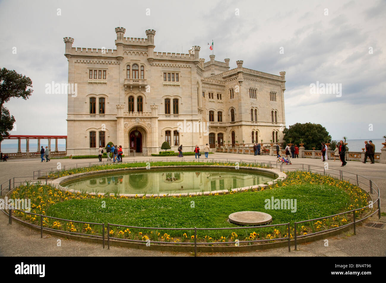 Castello di Miramare (Miramare castle) was built in 1855-60 for ...