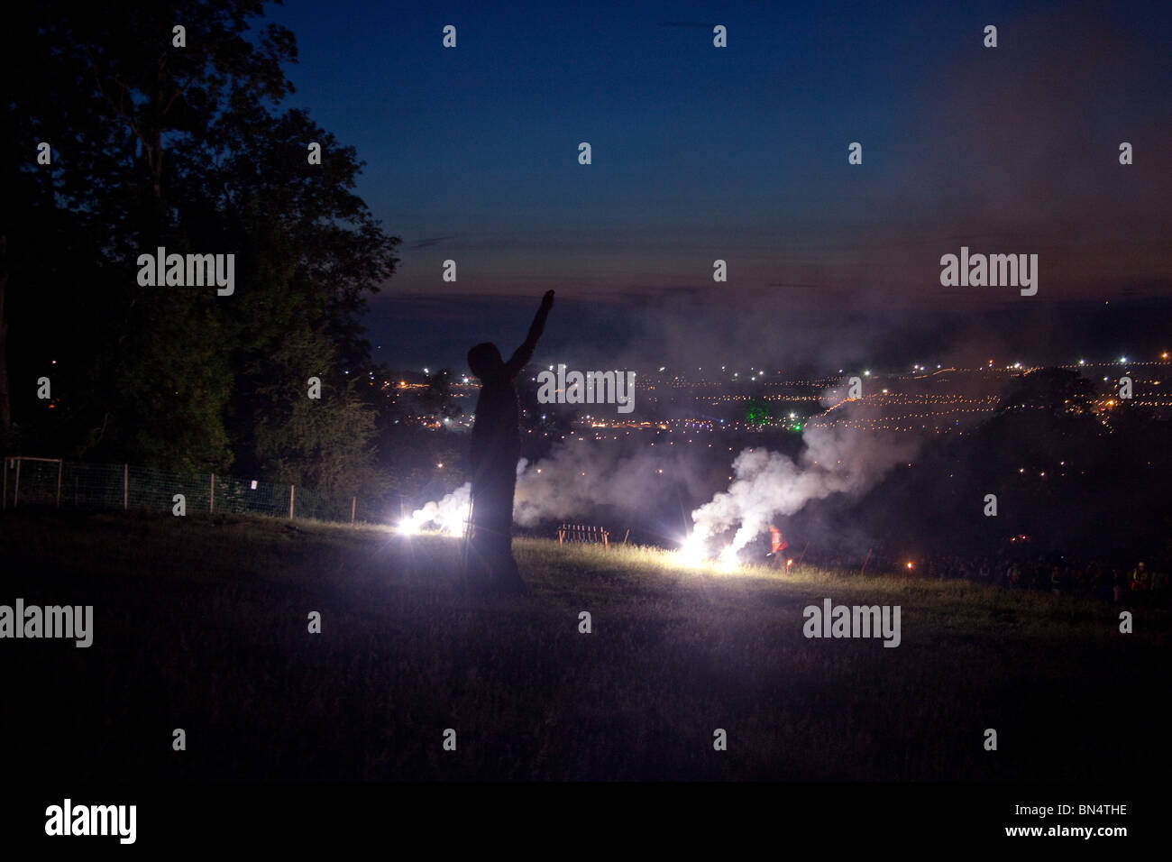 Glastonbury Festival Opening Ceremony High Resolution Stock Photography ...
