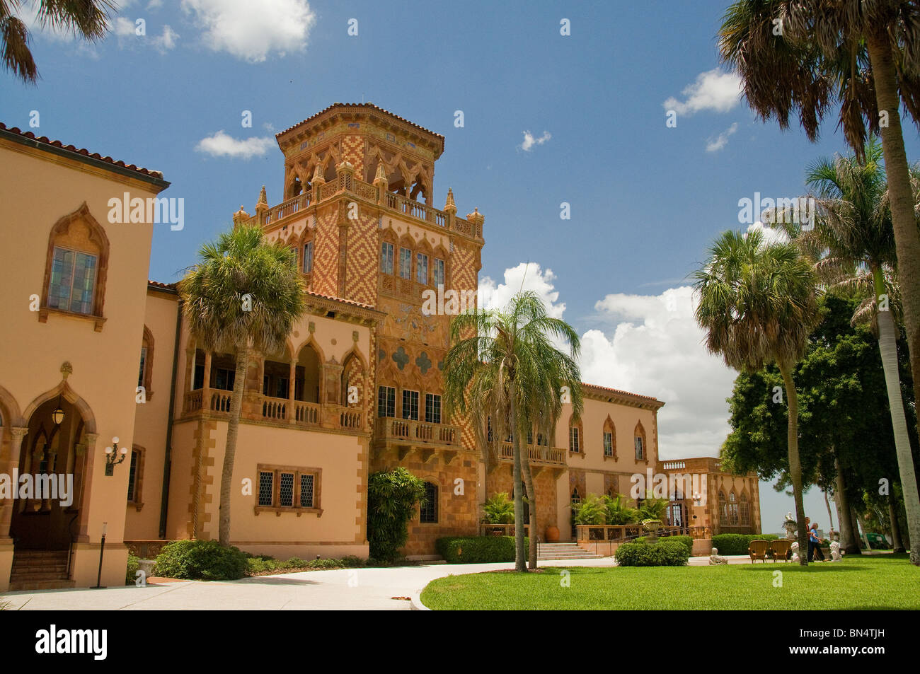 John Ringling of Ringling Brothers Circus fame and his wife Mable built ...