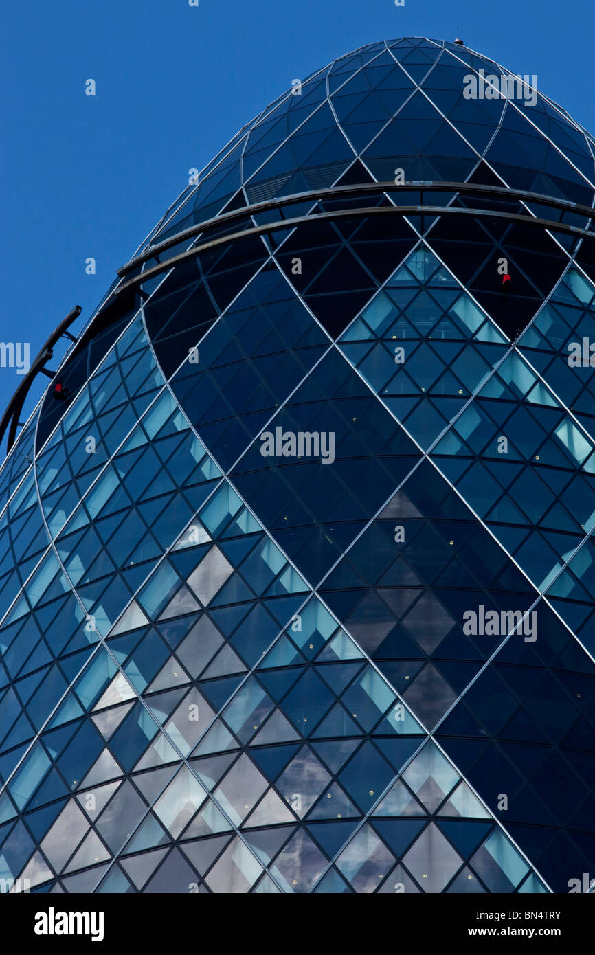 Gherkin swiss building detail london hi-res stock photography and ...