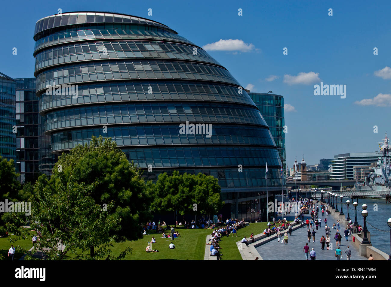 The London Assembly Building, (City Hall) London, England Stock Photo ...
