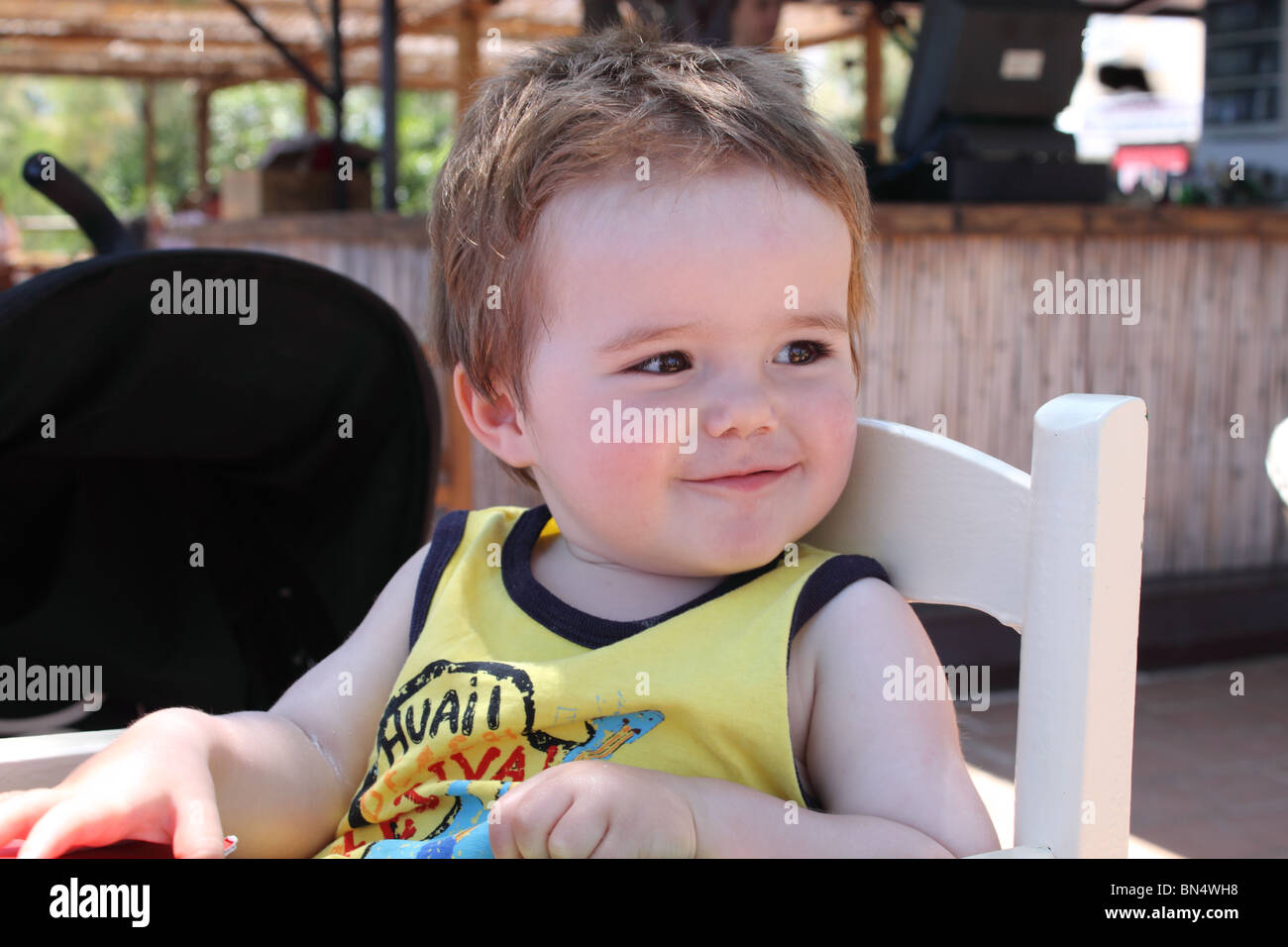 Child Cheeky Smile High Resolution Stock Photography and Images - Alamy