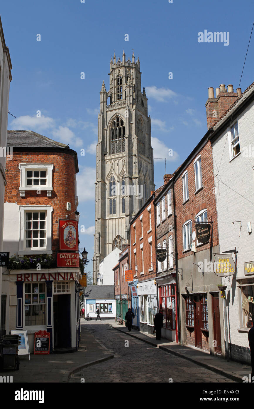 "St Botolph's Church" / "Boston Stump" seen from Church Street, Boston ...