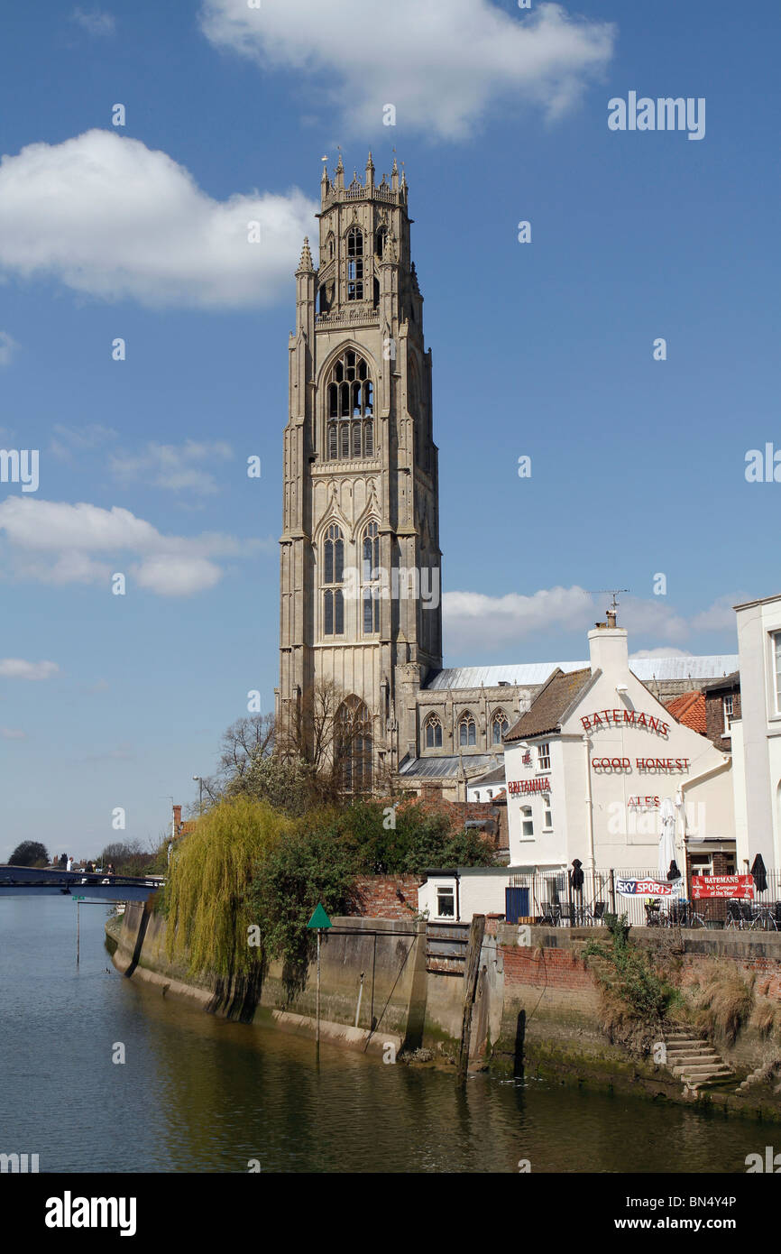 "St Botolph's Church" / "Boston Stump" on the "River Witham", Boston ...
