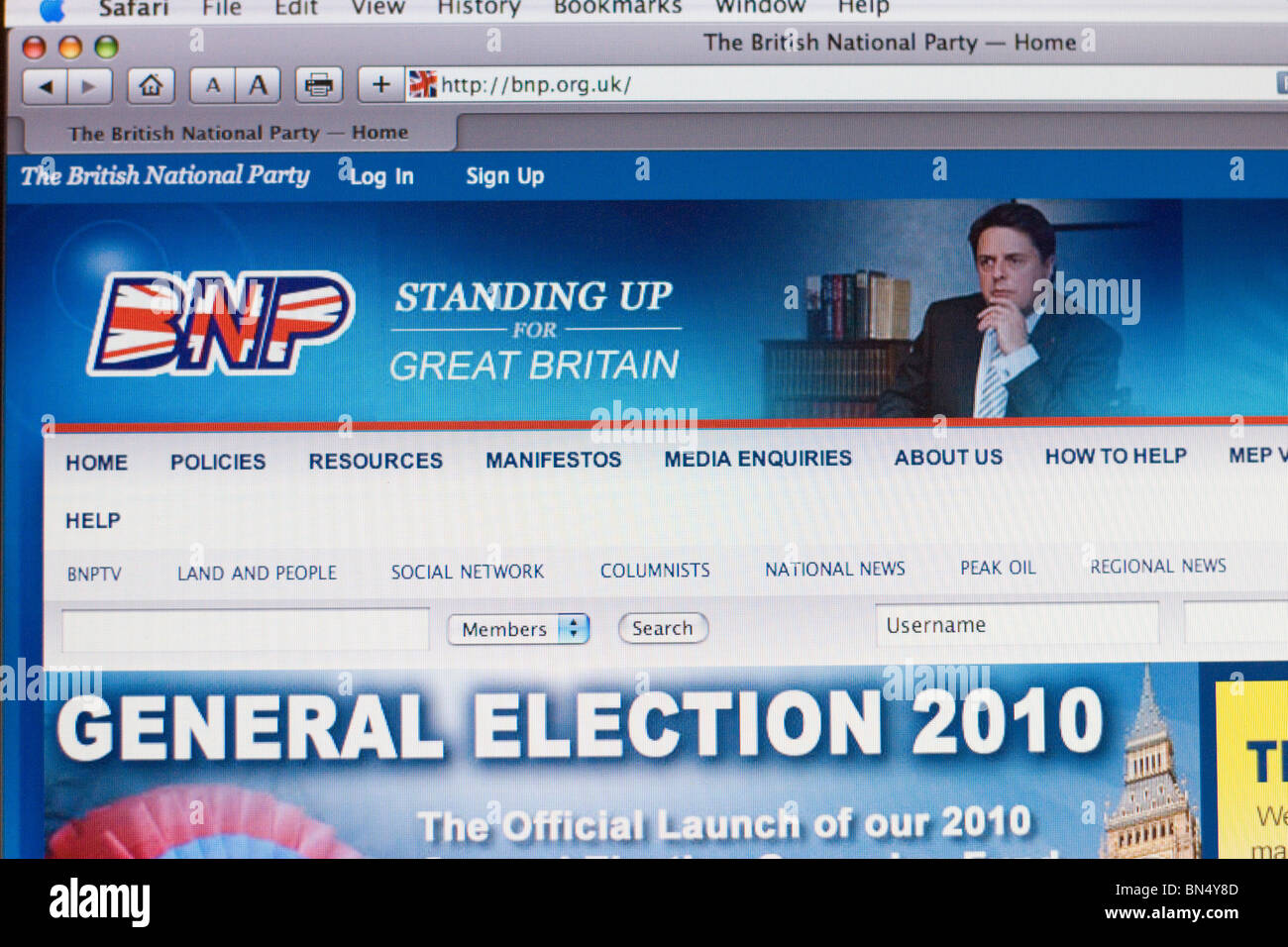 British national party hi-res stock photography and images - Alamy