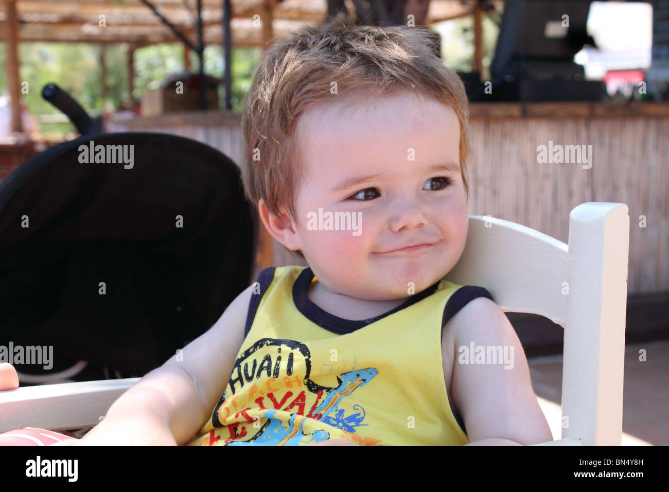 Child Cheeky Smile High Resolution Stock Photography and Images - Alamy